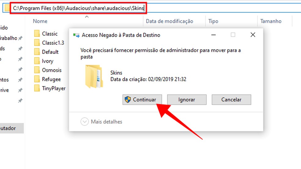 Como deixar o Audacious com a interface do Winamp