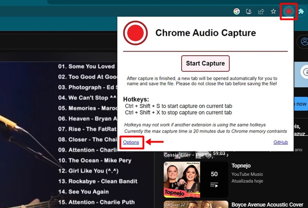 Chrome Audio Capture: como usar extensão para gravar áudio do navegador