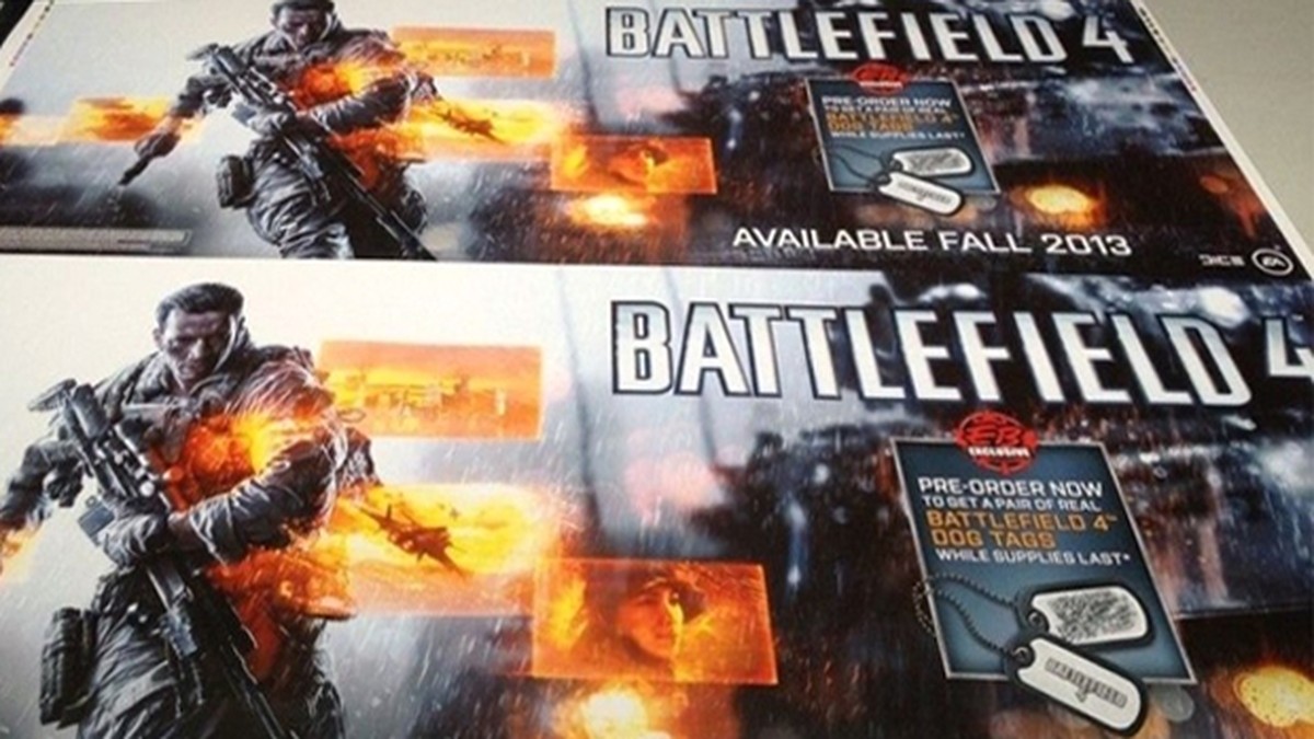 Pôster de Battlefield 4 mostra que o jogo será lançado no final de 2013