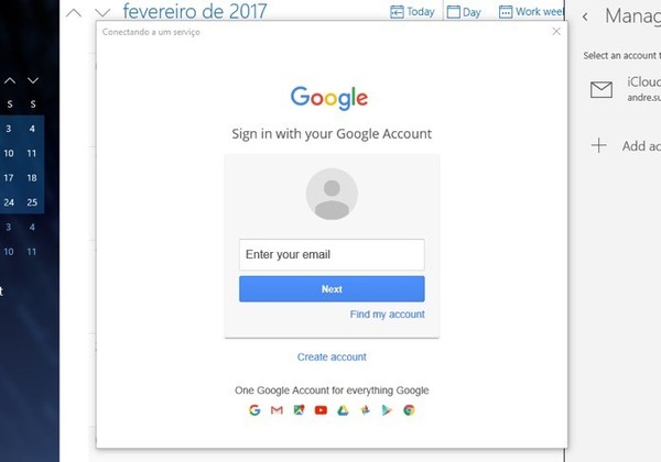 Como adicionar o Google Calendar Desktop no Windows 10