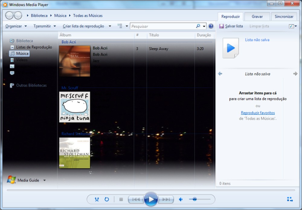 Veja como mudar a imagem de fundo do Windows Media Player 12