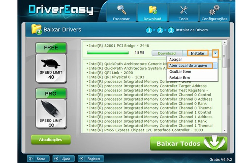 Como usar Driver Easy Portable no computador