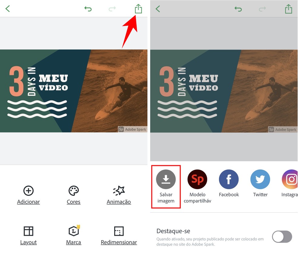 Adobe Spark: como fazer thumbnail pelo celular para o YouTube