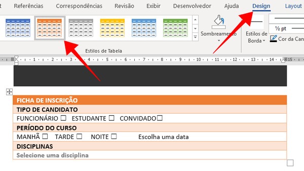 Como criar um formulário preenchível no Word
