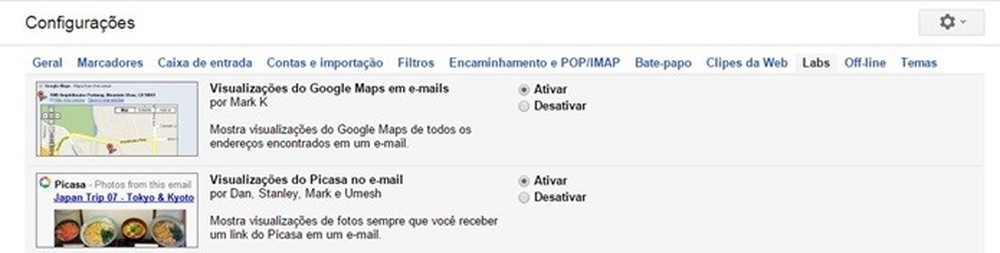 Gmail Labs: 10 apps que vão mudar sua vida