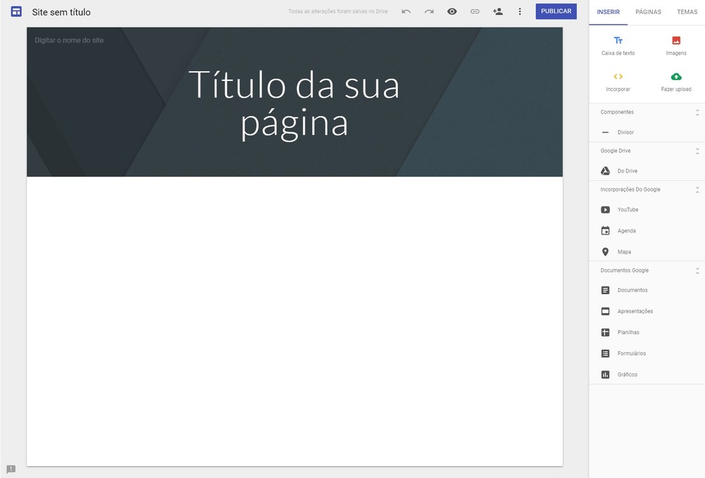 Como criar um site gratuito com o Google Sites; veja guia completo