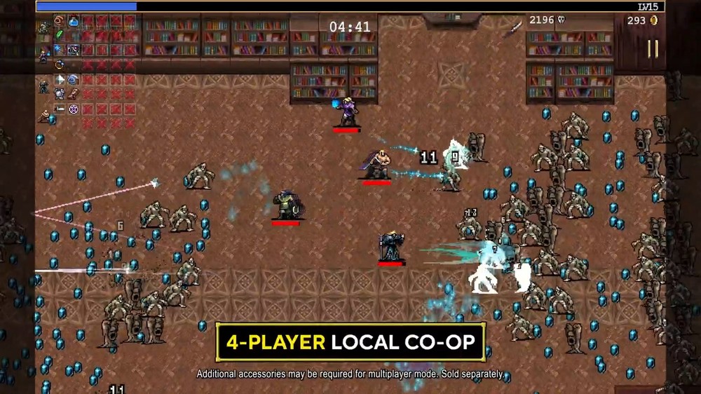 Vampire Survivors chega ao Nintendo Switch em agosto com coop local