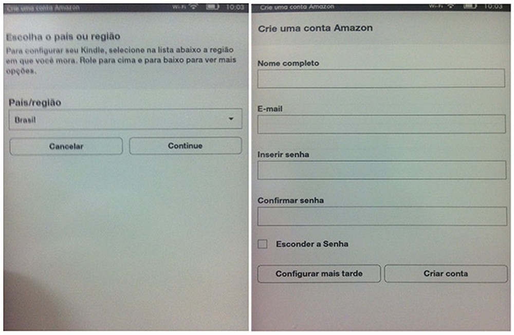 Kindle: como configurar e registrar o e-reader