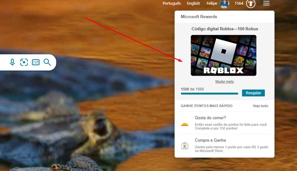 Como ganhar pontos no Microsoft Rewards