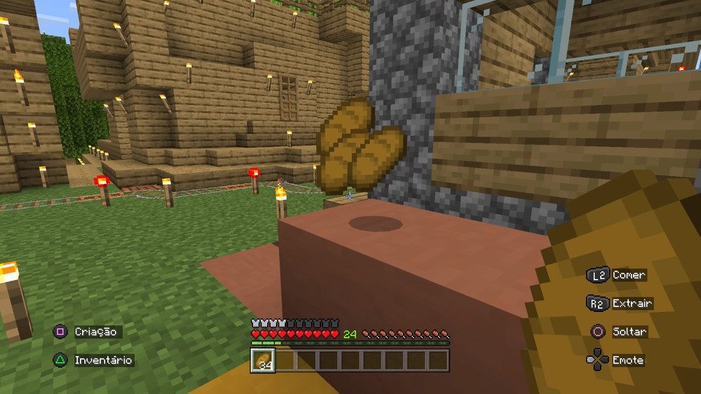 Como fazer pão no Minecraft