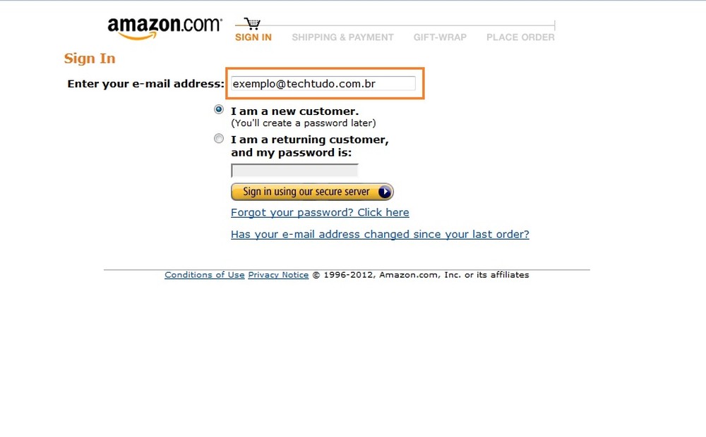 Como comprar na Amazon