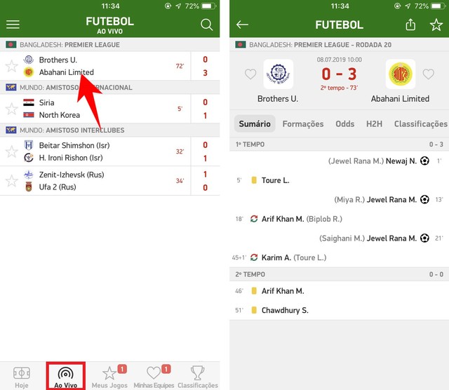 FlashScore Brasil: como acompanhar jogos de futebol em tempo real