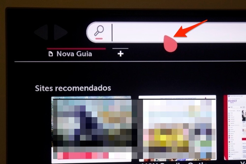 Como usar o navegador de Internet em uma smart TV da LG com WebOS