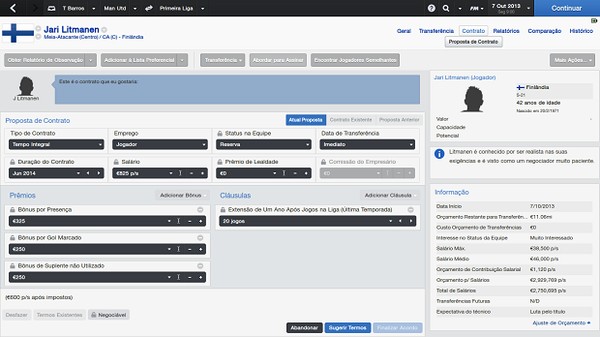 Football Manager 2014: confira o guia completo de como contratar jogadores