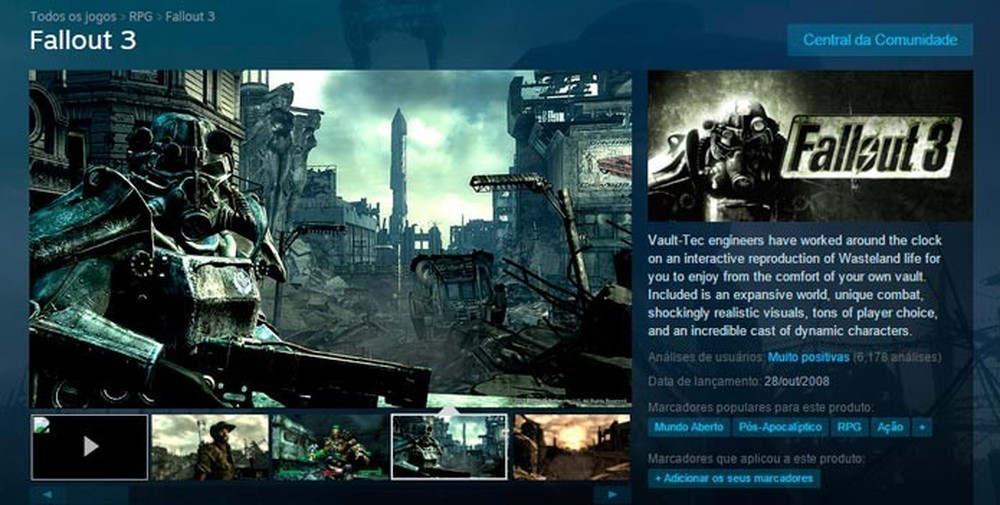 Confira como baixar e instalar Fallout 3 para jogar o RPG no PC