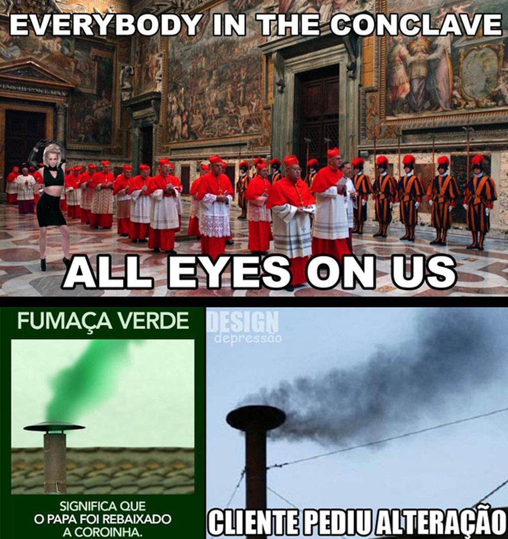 Internautas criam memes sobre a escolha do novo Papa