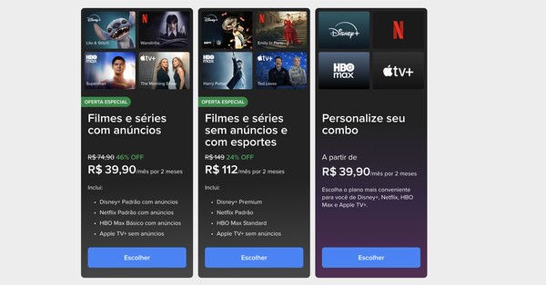 Meli+ Mega: combo tem Netflix, HBO Max, Apple TV+ e Disney+ por menos ...