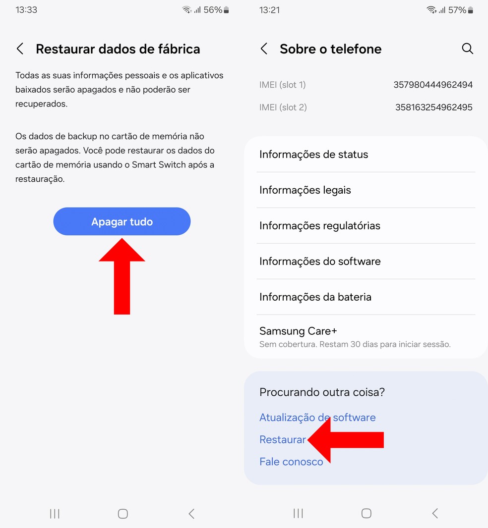 Como resetar Samsung Galaxy A14? Veja passo a passo para formatar celular