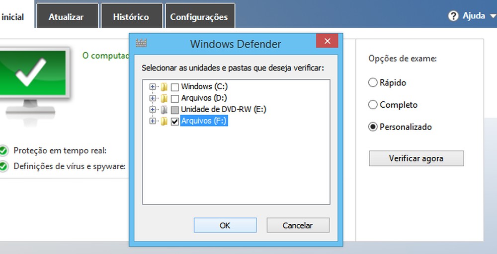 Como usar o Microsoft Security Essentials