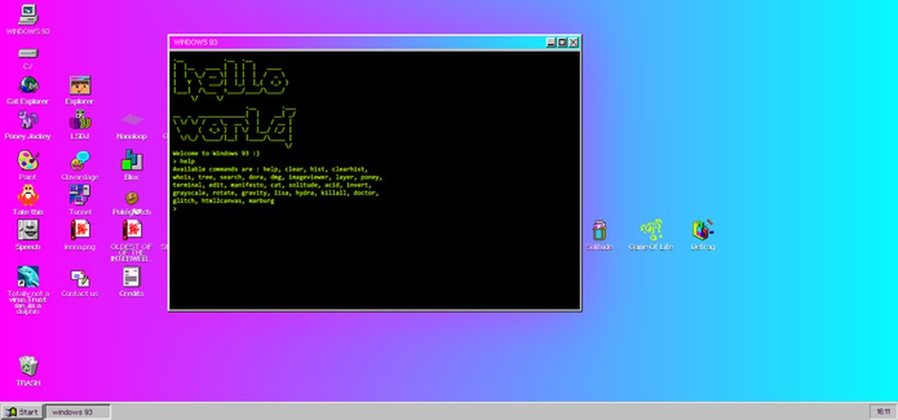 Windows 93: site curioso simula versão divertida do sistema da Microsoft