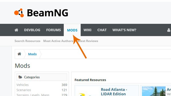 Como baixar e instalar mods em BeamNG.drive