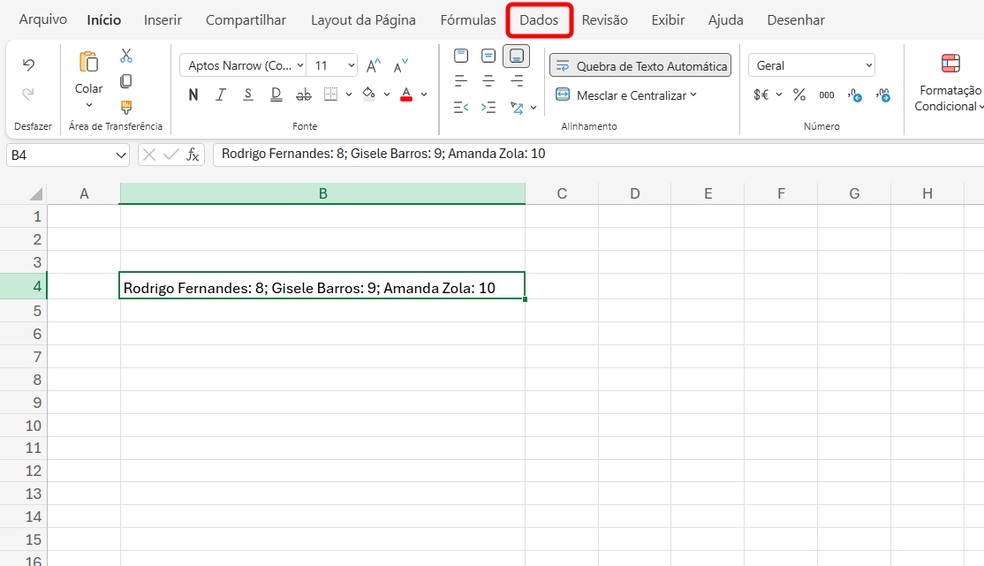 Como dividir células no Excel? Veja o passo a passo