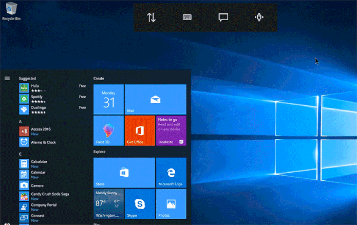 Build 16257 do Windows 10 ganha 'eye control', Office 3D e melhora Edge