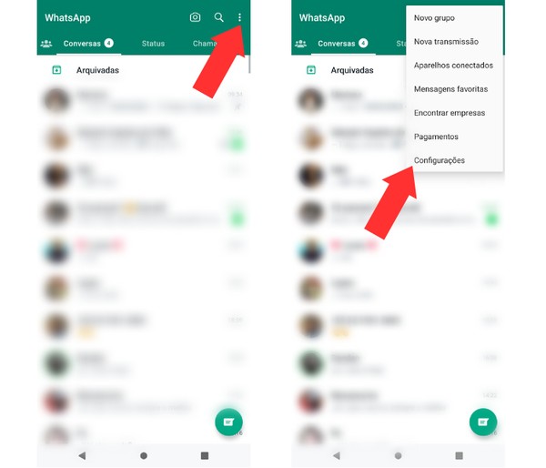 Como postar status do WhatsApp apenas para contatos selecionados
