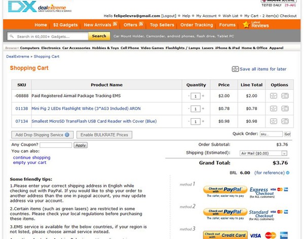 Dx.com é confiável? Veja se vale comprar da China no DealeXtreme