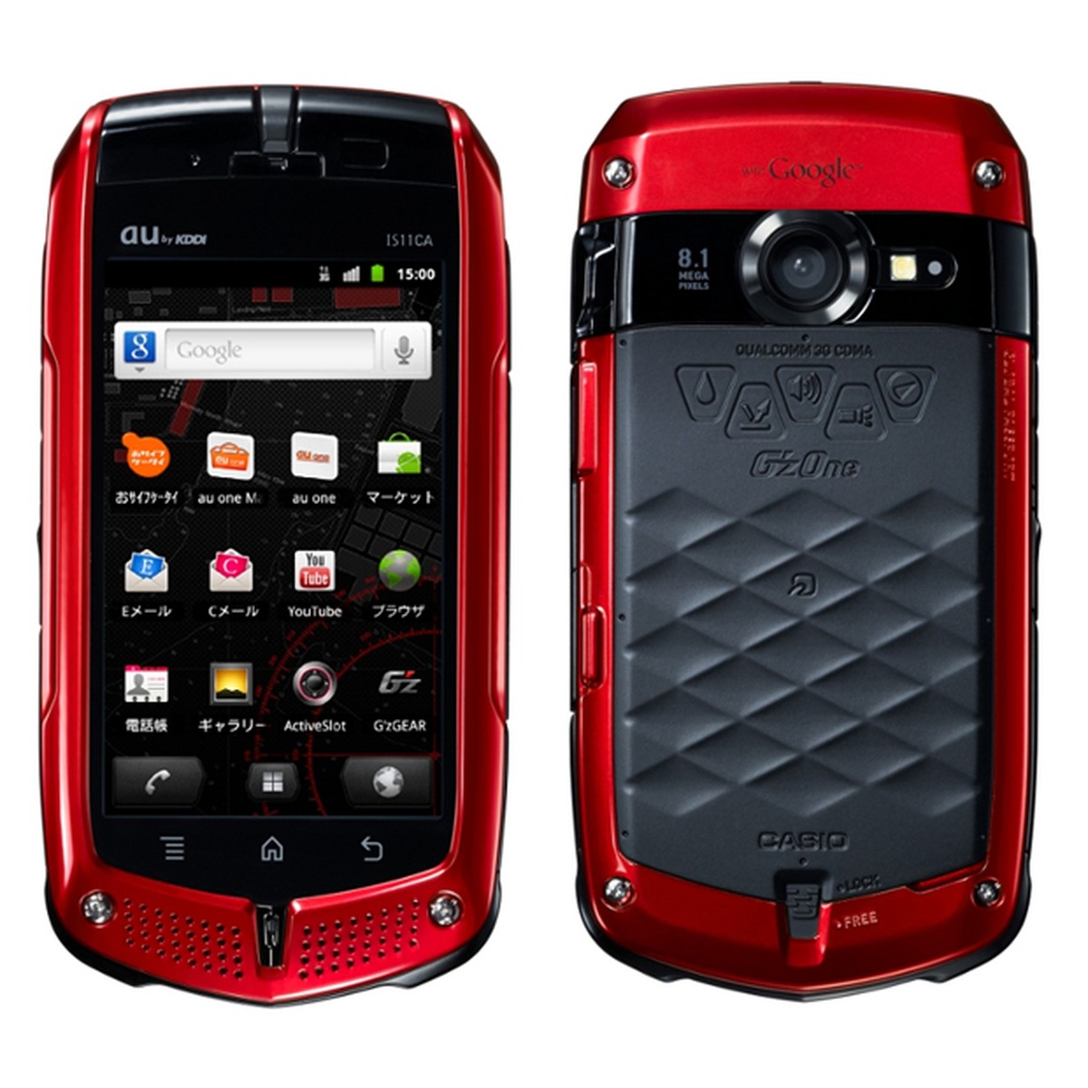 Casio G’zOne IS11CA: smartphone Android duro na queda é lançado no Japão