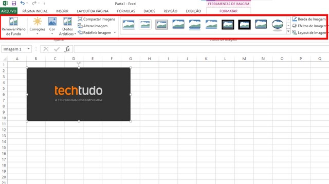 Como inserir imagem no Excel