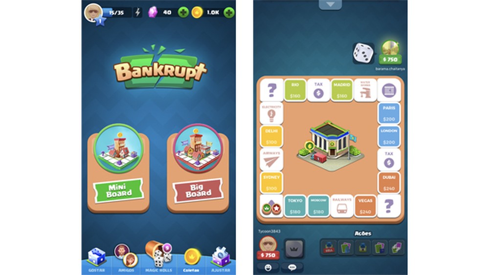 Cinco jogos parecidos com Banco Imobiliário para celular