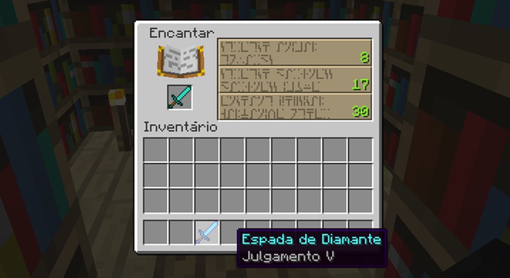 Como fazer encantamento no Minecraft