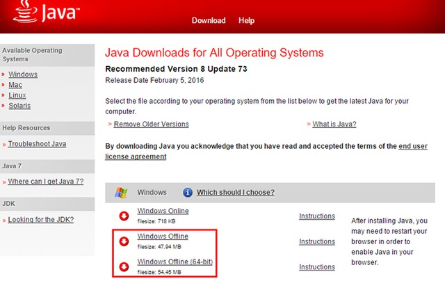 Como instalar o Java offline no PC