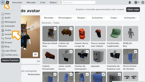 Como colocar mais de um cabelo no Roblox