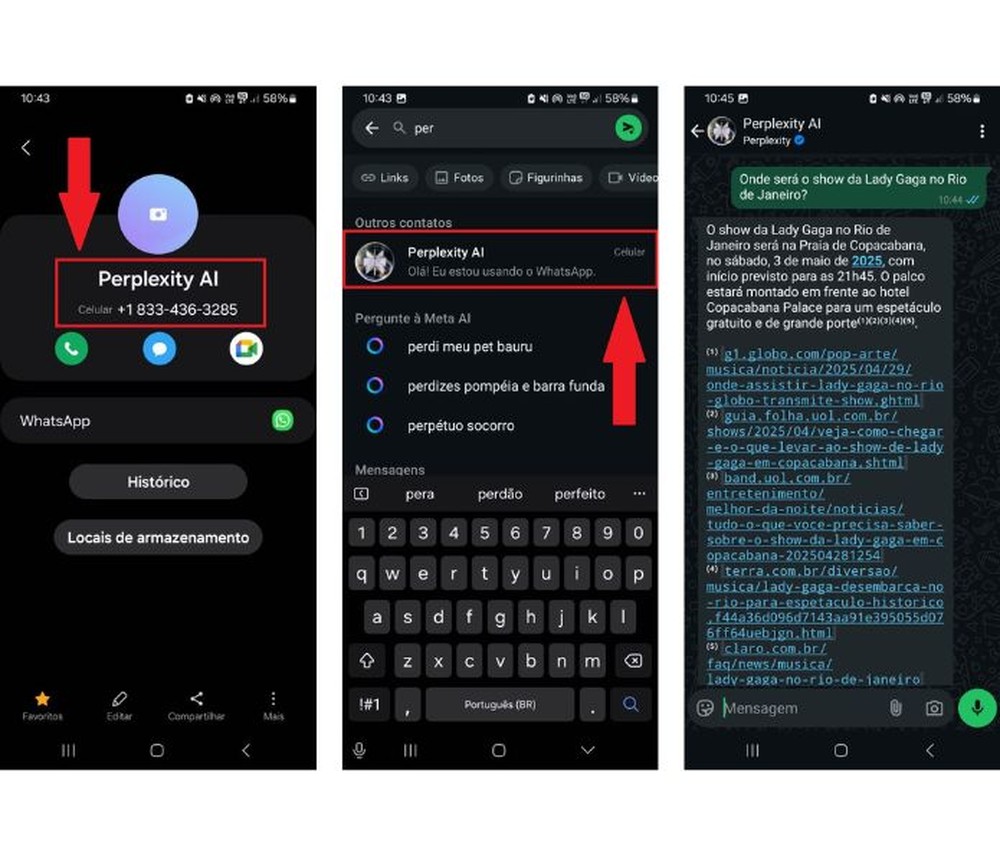 Perplexity AI chega ao WhatsApp para competir com Meta AI; saiba usar