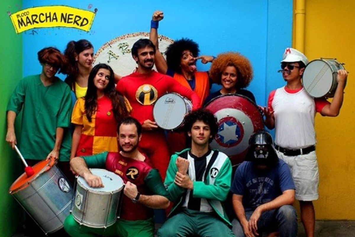 Nerds ganham bloco de carnaval no Rio com um repertório geek