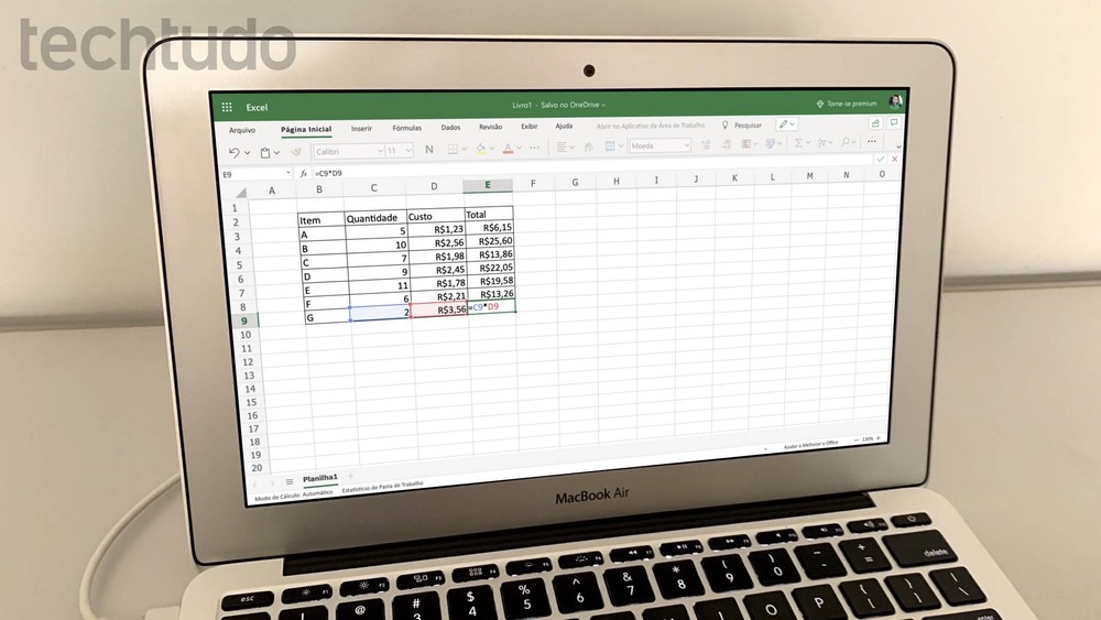 Como multiplicar no Excel