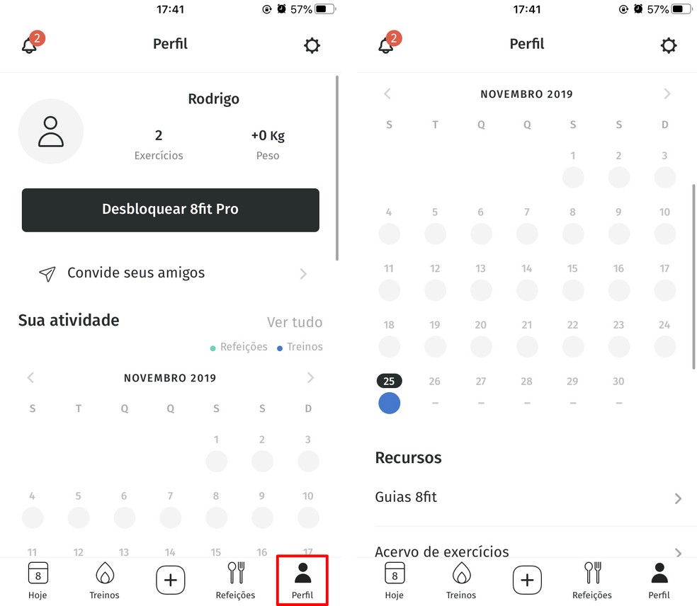 Como usar o app 8fit para fazer exercícios em casa e emagrecer