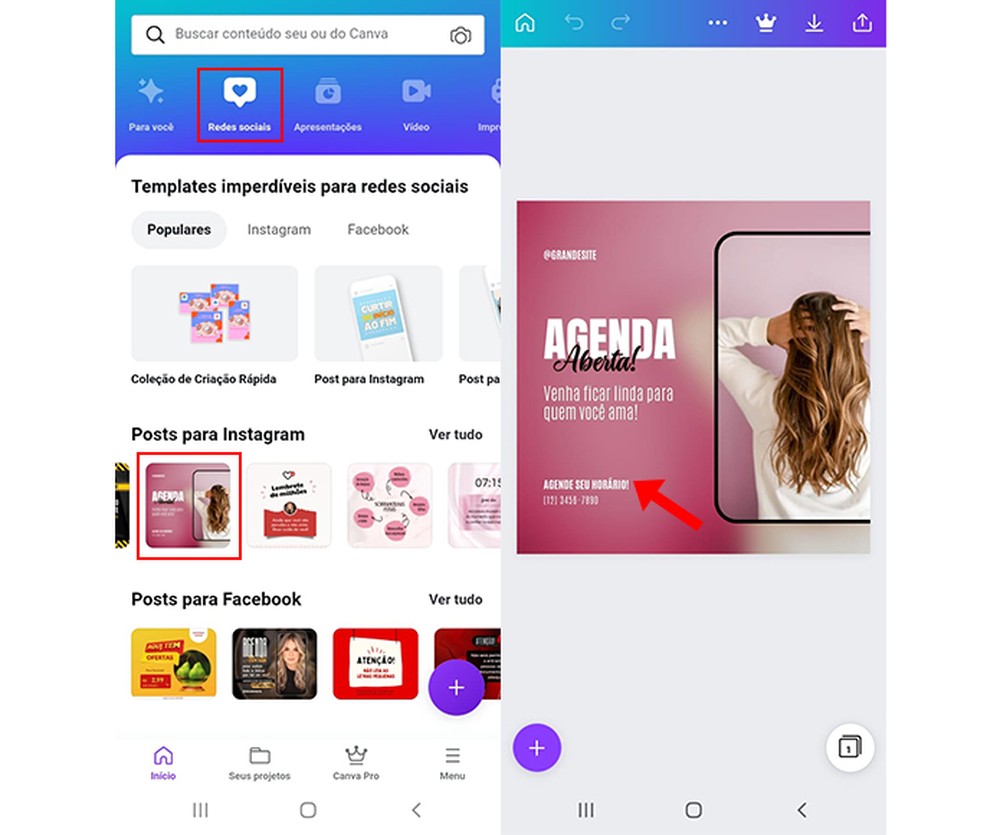 Como colocar um link clicável no Canva pelo celular e PC passo a passo