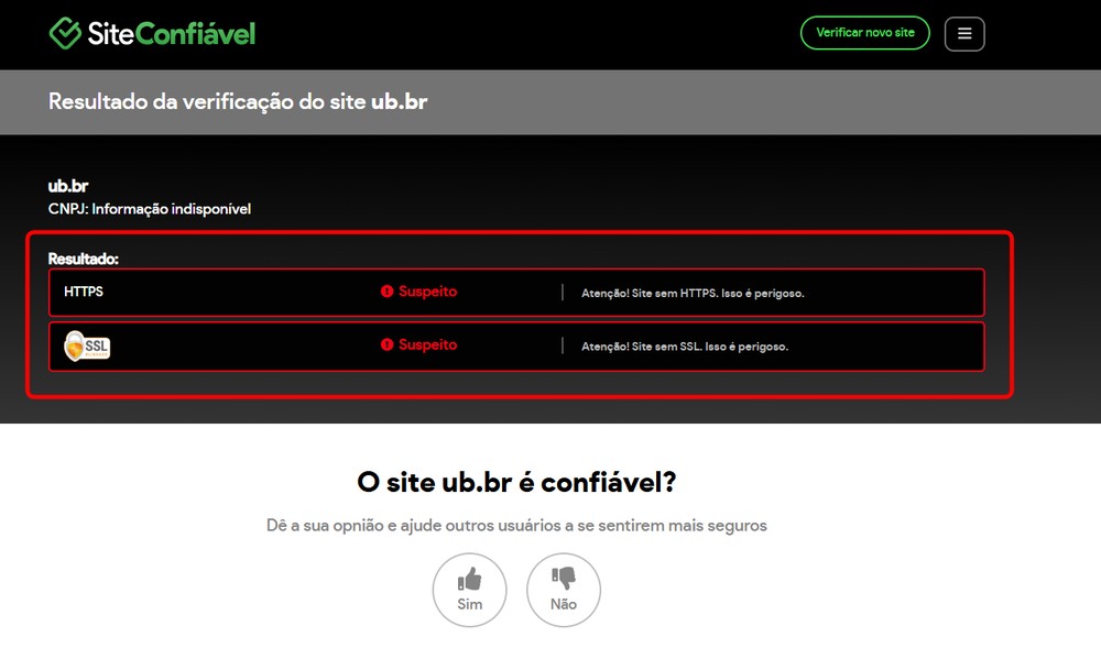 SiteConfiável: como usar plataforma para conferir se um site é seguro