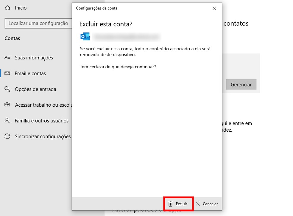 Como remover conta Microsoft do PC com Windows