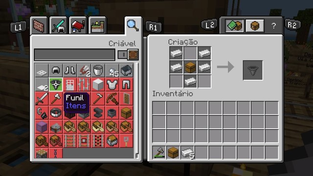 Como fazer um baú no Minecraft