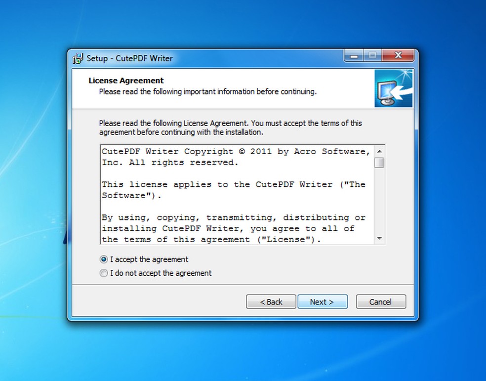 Como instalar o CutePDF Writer