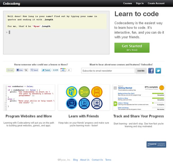 Site ensina você a programar