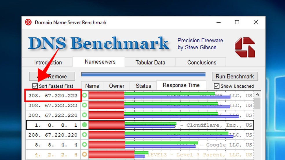 DNS Benchmark indica DNS mais rápida para sua Internet; saiba como usar