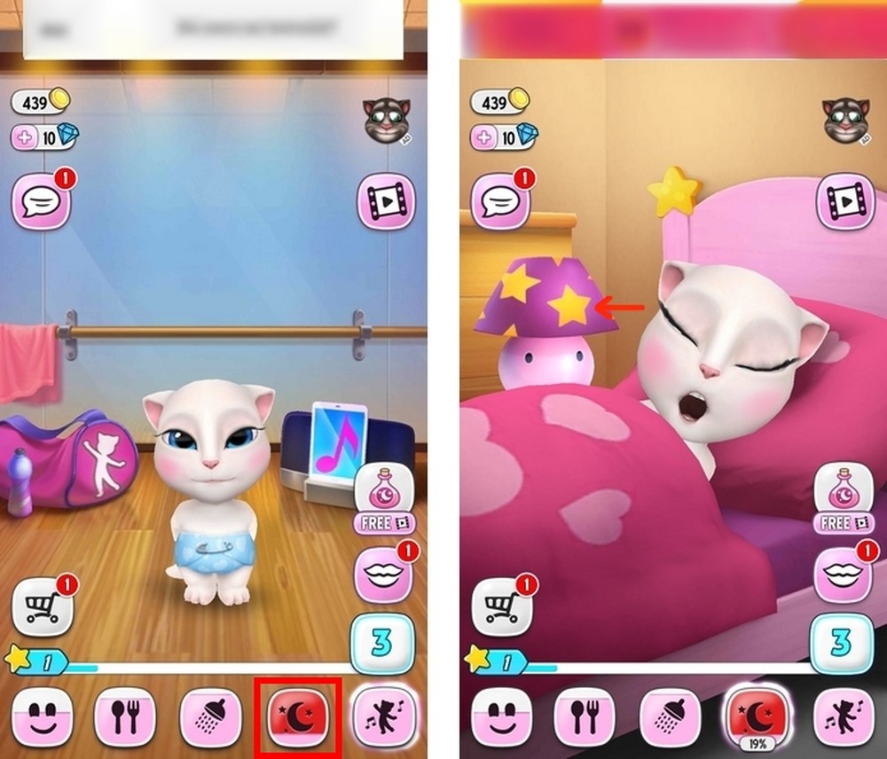 Como usar o Minha Talking Angela, jogo da gatinha falante para celular