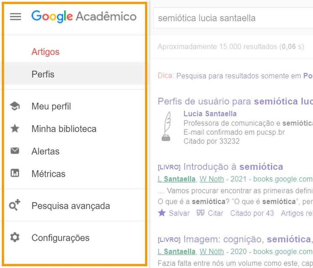 Como usar o Google Acadêmico
