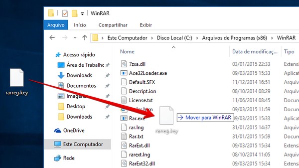 Como registrar o WinRAR