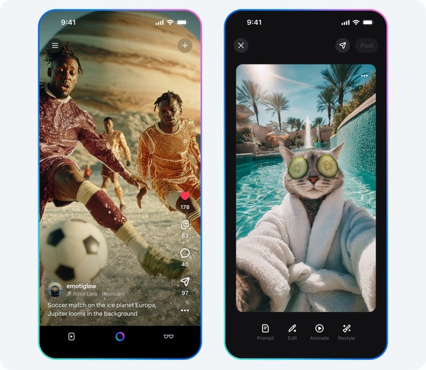 Meta AI lança feed somente com vídeos feitos por IA; conheça o Vibes